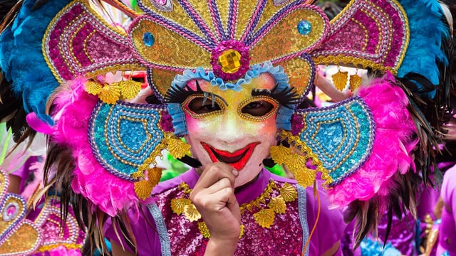 Masskara Festival Half Mask