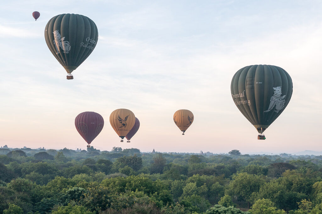 Changing Winds on the Bagan Balloons - Travelogues from Remote Lands